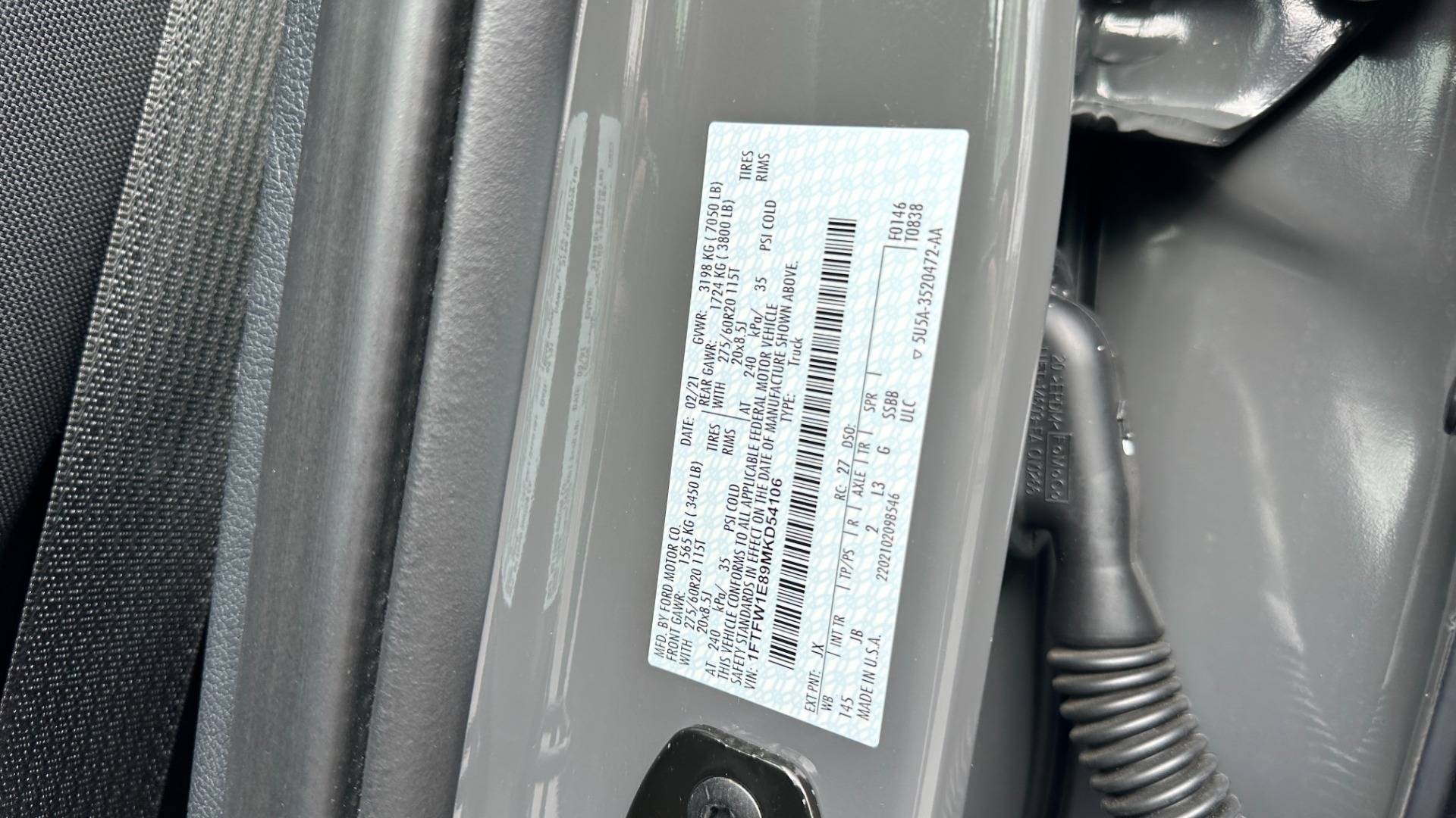 Used 2021 Ford F-150 XL / STX PACKAGE / 3.5L ECOBOOST / SYNC 4 / 20IN ...