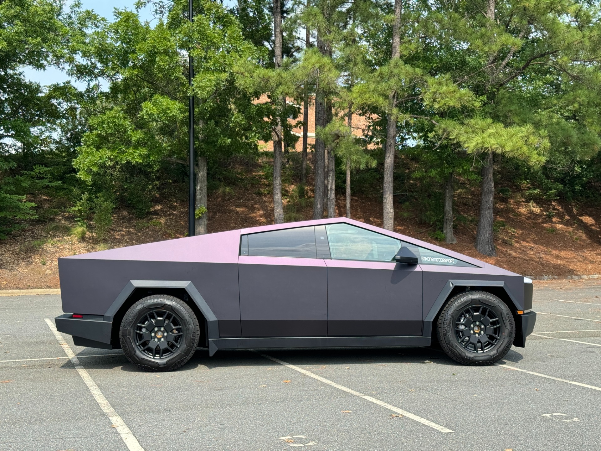 Used 2024 Tesla Cybertruck CUSTOM PURPLE WRAP For Sale ($105,000 ...