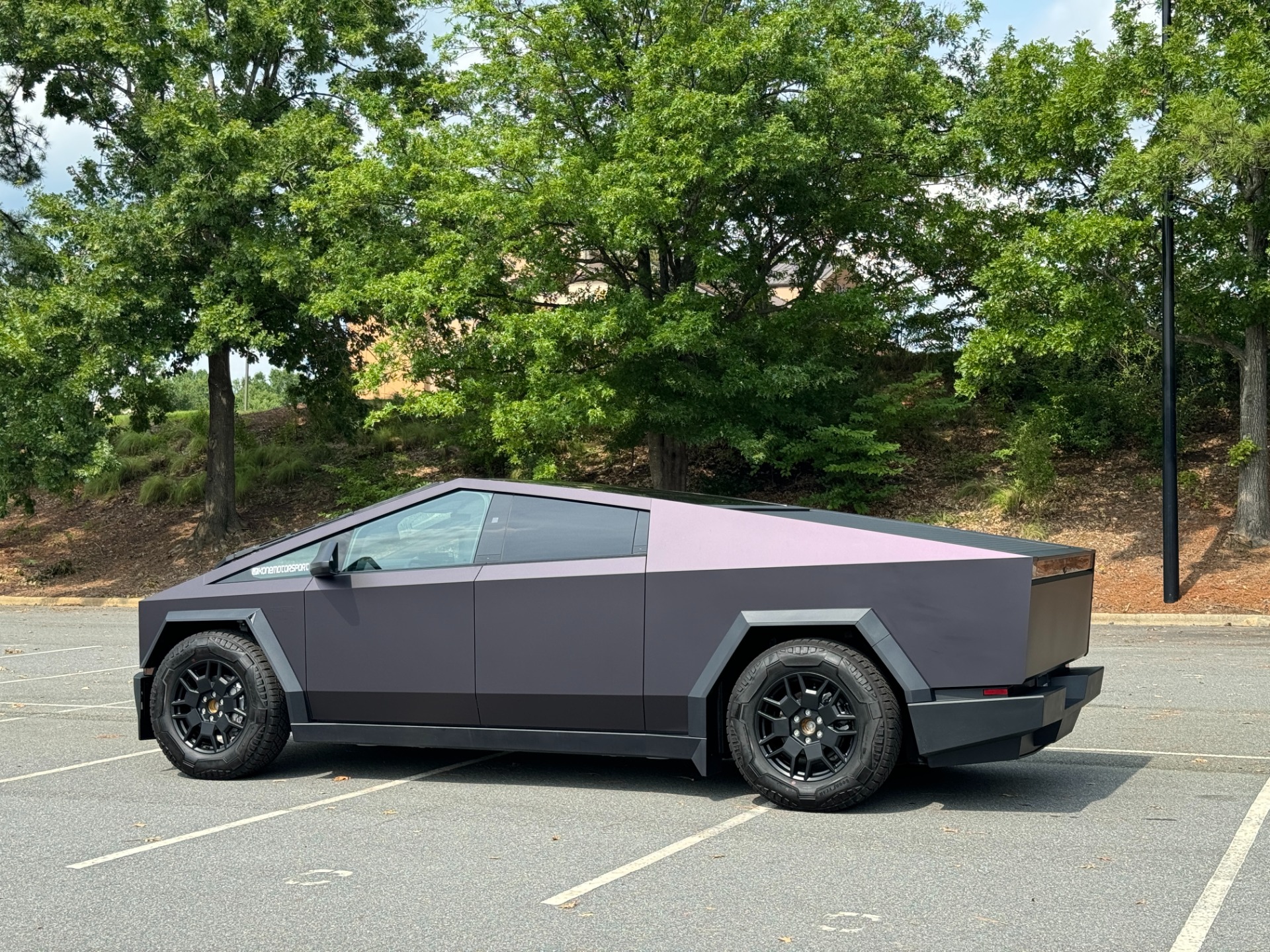 Used 2024 Tesla Cybertruck CUSTOM PURPLE WRAP For Sale ($105,000 ...